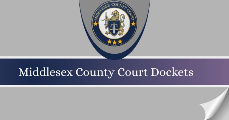 Middlesex County Court Dockets